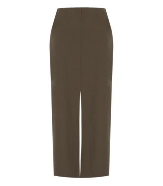 Harris Wharf London JUPE MIDI EBONY GREY HARRIS WHARF LONDON