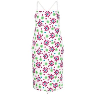 Saint Laurent Gebl&uuml;mtes Midikleid - - Dresses - Damen - Mehrfarbig - M