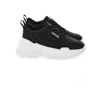 Versace Jeans Couture Speedtrack Leder+PU Schuhe - - Shoes - Damen - Schwarzk - 41 EU