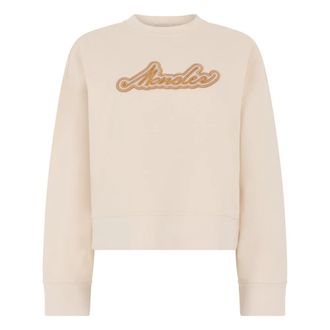 Moncler Rundhals-Sweatshirt - - Sweatshirts & Hoodies - Damen - Beige - XS