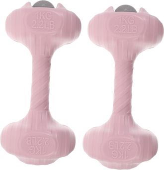 Yarnow Wassergef&uuml;llte Hanteln 2 X 1 Kg Verstellbare Leichte Fitnessgewichte aus Weichem Material in Pink Tragbare Wassergymnastikger&auml;te f&uuml;r Frauen Krafttrain