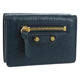 Balenciaga Pre-owned Vintage Trifold Wallet - - Pre-owned - Damen - Blau - ONE SIZE