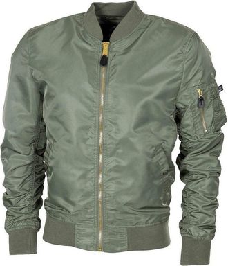 MFH Outdoorjacke US Airforce Jacke MA1, oliv