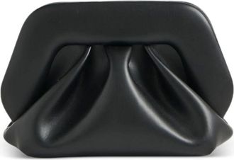 Themoir&egrave; Femme, Sacs, Noir, Taille: ONE Size Gathered Padded Clutch