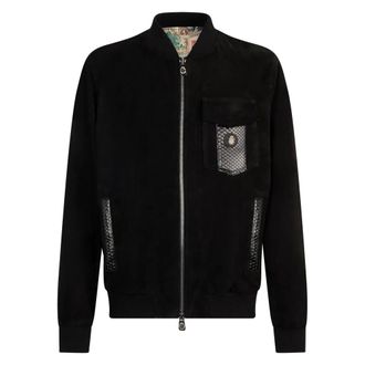 Billionaire Boys Club Homme, Vestes, Noir, Taille: L Bomber en cuir