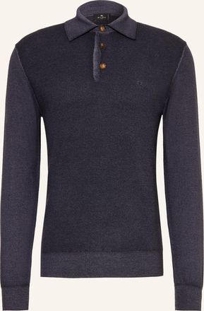 Etro Etro Strick-Poloshirt blau