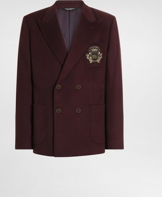 Dolce & Gabbana Portofino Double-breasted Cashmere Jacket - Mann Anz&uuml;ge Und Blazer Mehrfarbig 50