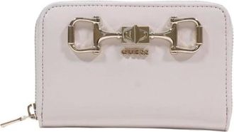 Guess Femme, Accessoires, Rose, Taille: ONE Size Portefeuille &agrave; Fermeture &Eacute;clair avec Compartiments Int&eacute;rieurs