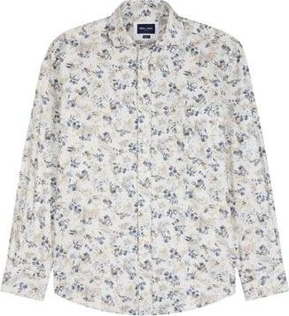 Eden Park Chemise droite &agrave; motif fleuri en coton