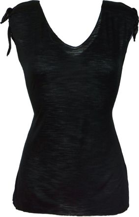 Guru Shop Goa Psytrance Pixi Shirt - Schwarz, Damen, Synthetisch, Size:M/L