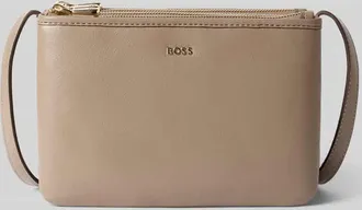 HUGO BOSS Umh&auml;ngetasche aus echtem Leder