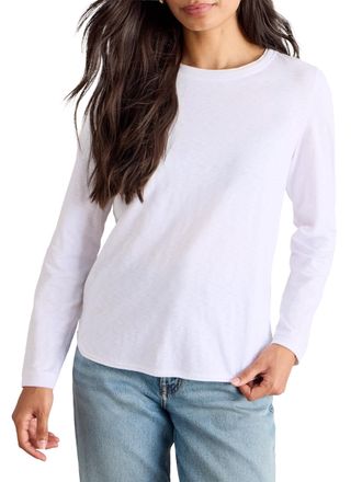 White Stuff Damen-Langarmshirt Clara - Must-Have f&uuml;r die Freizeit - Strahlendes Wei&szlig; - Gr&ouml;&szlig;e 46