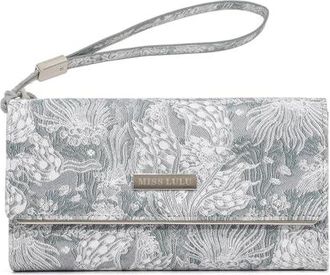 Miss Lulu Wtm2448-gy, Tri-Fold Wallet Womens, Gris, Taille Unique