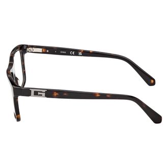 Guess Lunettes de vue rectangulaires Gu50369 - Homme - Accessoires - Brun - Taille: 55 MM