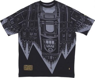 Dolly Noire Milan Cathedral Print Herren T-Shirt Schwarz - - Tops - Herren - Schwarzk - L