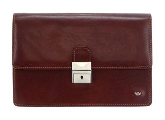 Golden Head Leder Henkeltasche Colorado Classic Mens Bag Retractable Handle Tabacco braun