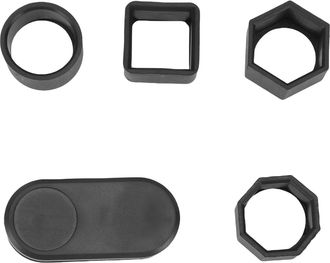 Generic 4 PCs Pool Cue -Kreidehalter, Tragbarer Pool -Snooker Kreidehalter mit Gürtelclip, Billard Kreide Tipphalter Billard Zubehör