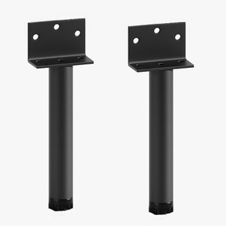 Generic Sofa Beistelltisch F&uuml;&szlig;e, 2er-Set Verstellbare M&ouml;belbeine Aus Metall, Mit Schrauben F&uuml;r Schrank- Und Tischbeine, Kommoden, Betten, St&uuml;hle, Schr&auml;nke(Sch