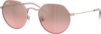 Ray-Ban unisex, Accessoires, Rose, Taille: 47 MM Junior Jack Lunettes de soleil