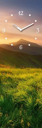 Eurographics Eurographics 20x60 Sunrise In Mountain Valley, Glas, bunt, 20 x 60 x 3,5 cm