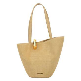 Jacquemus Asymmetric Medium Bucket Bag - - Bags - Damen - Beige - ONE SIZE