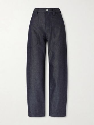 Jil Sander Jean Boyfriend Raccourci - Bleu