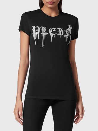 Philipp Plein T-shirt Gothic en jersey avec logo et application de strass