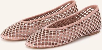 Lola Cruz Ballerinas Leonor Mit Schmucksteinen rosa