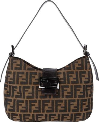Fendi Crossbody Bags - Fendi FF Monogram Baguette Shoulder Bag - Gr. unisize - in Bunt - für Damen