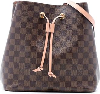 Louis Vuitton Hobo Bags - Damier Ebene NeoNoe MM - Gr. unisize - in Braun - f&uuml;r Damen
