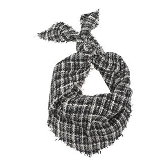 Faliero Sarti Checked Stole - - Accessories - Damen - Schwarzk - ONE SIZE