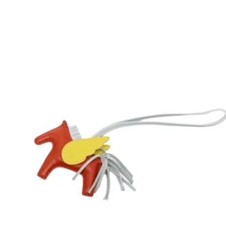 Herm&egrave;s Pre-owned Rodeo Pegase Bag Charm - - Pre-owned - Damen - Orange - ONE SIZE
