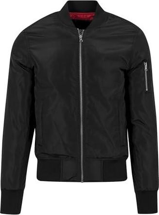 Urban Classics Homme Veste Bomber Bicolore Contrast&eacute;e Blouson, Noir (Blk/Blk 00017), Xxl Uk