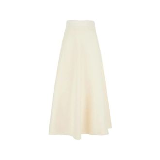 Max Mara Femme, Jupes, Blanc, Taille: 40 FR Skirt Max Mara