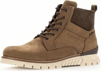 Gabor Herren sportliche Stiefel,Schnürschuhe,Gore TEX,Latex Wechselfußbett,Super Flex Sohle,Reißverschluss,WARM Gefüttert,dk.Earth/Mocca,46.5 EU / 11.5 UK