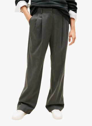 Tommy Hilfiger Pantalon droit d&eacute;contract&eacute; en flanelle