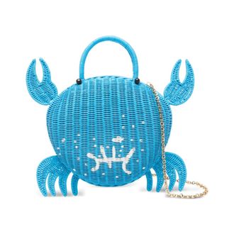 Serpui Serpui, Femme, Sacs, Bleu, Taille: ONE Size Crab Top-Handle Clutch