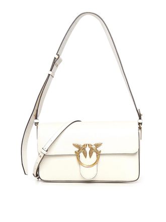Pinko Schultertasche - Wei&szlig;