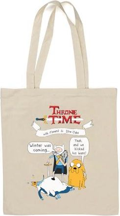 Generic Sac fourre-tout en coton naturel pour homme et barbe longue Blanc