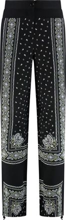 Pinko Pinko, Femme, Pantalons, Noir, Taille: 40 FR Spirito Wide Leg Pantalons