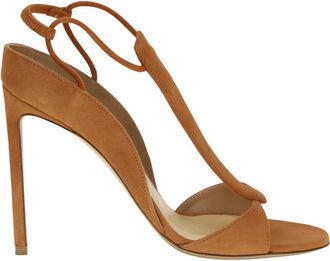 Francesco Russo R1S950 Wildledersandalen - - Shoes - Damen - Orange - 40 EU