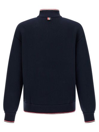 Thom Browne RWB Piping Sweatshirt - Navy