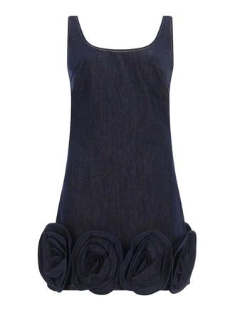 Self Portrait Robe Courte - Bleu
