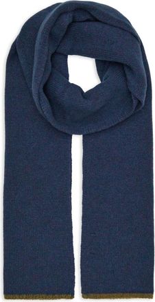 Gallo Gallo, unisex, Accessoires, Bleu, Taille: ONE Size Plain Wool Scarf