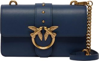 Pinko Pinko, Femme, Sacs, Bleu, Taille: ONE Size Love One Mini