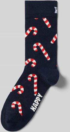 Happy Socks Socken aus elastischem Baumwoll-Mix Modell Candy Cane