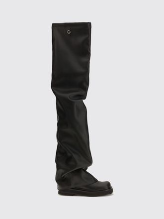 The Attico Cuissardes Robin en cuir synth&eacute;tique avec talon bas