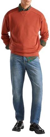 Benetton Maille G/C M/L 3p0vu1095 Sweatshirt &agrave; Capuche, Rouge, S Homme