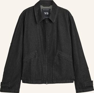 Yohji Yamamoto Y-3 Blousonjacke, Denim schwarz