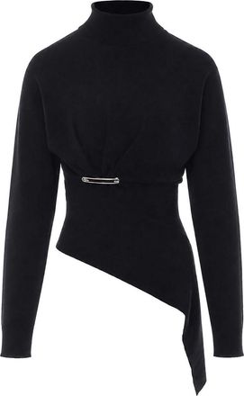 Lanvin Rundhalspullover - Schwarz